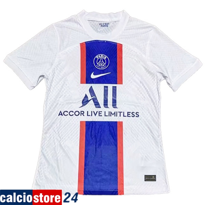 Crea Maglie Calcio PSG Leaked Version Bianco 2022/2023 Ufficiale
