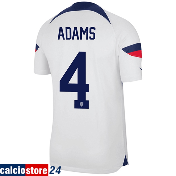 Collezionisti Maglie Calcio USA (ADAMS #4) Coppa Del Mondo 2022 Prima Non Originali